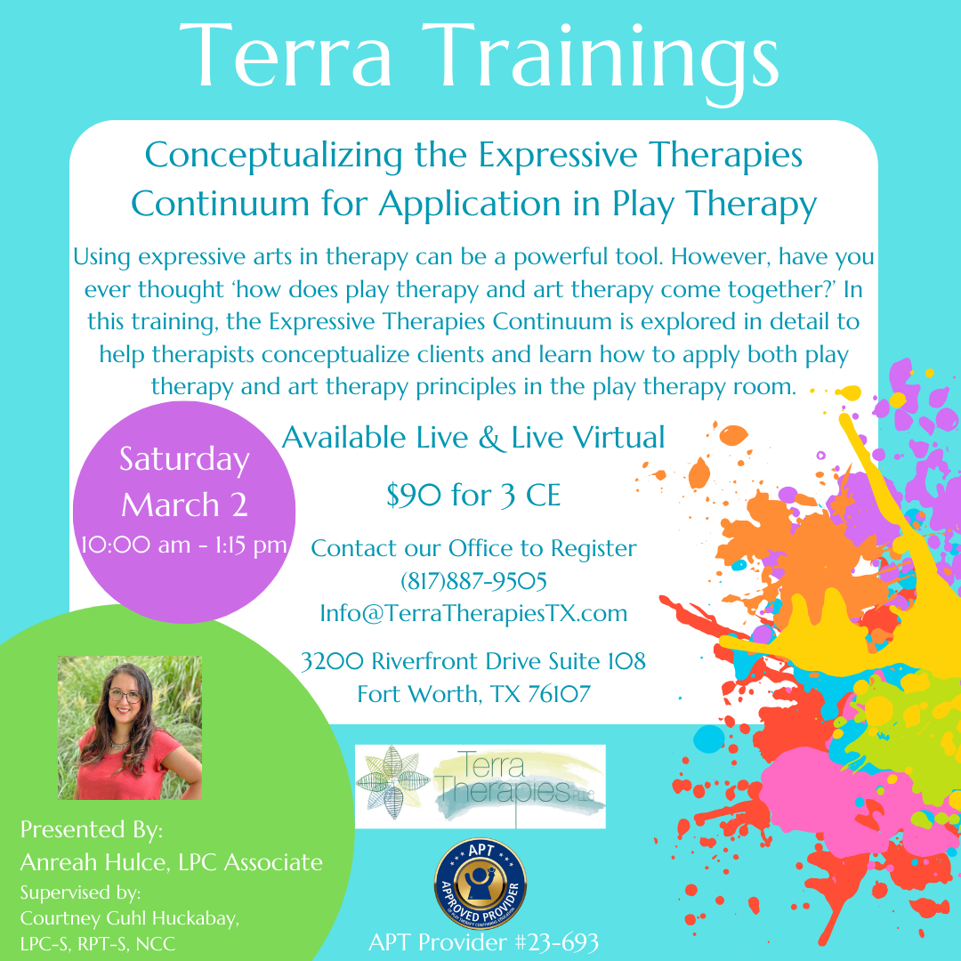 Play Therapy Training | Counseling Services | Fort Worth, TX 76107