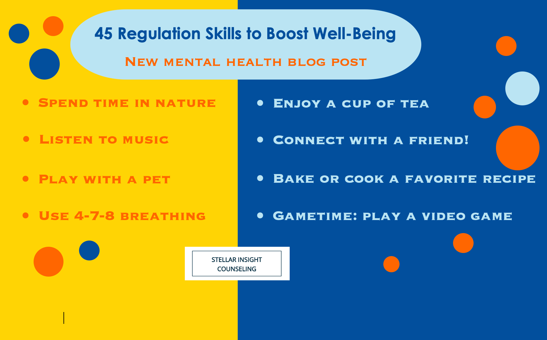 45 Regulation Activities to Boost Well-Being - Stellar Insight Counseling